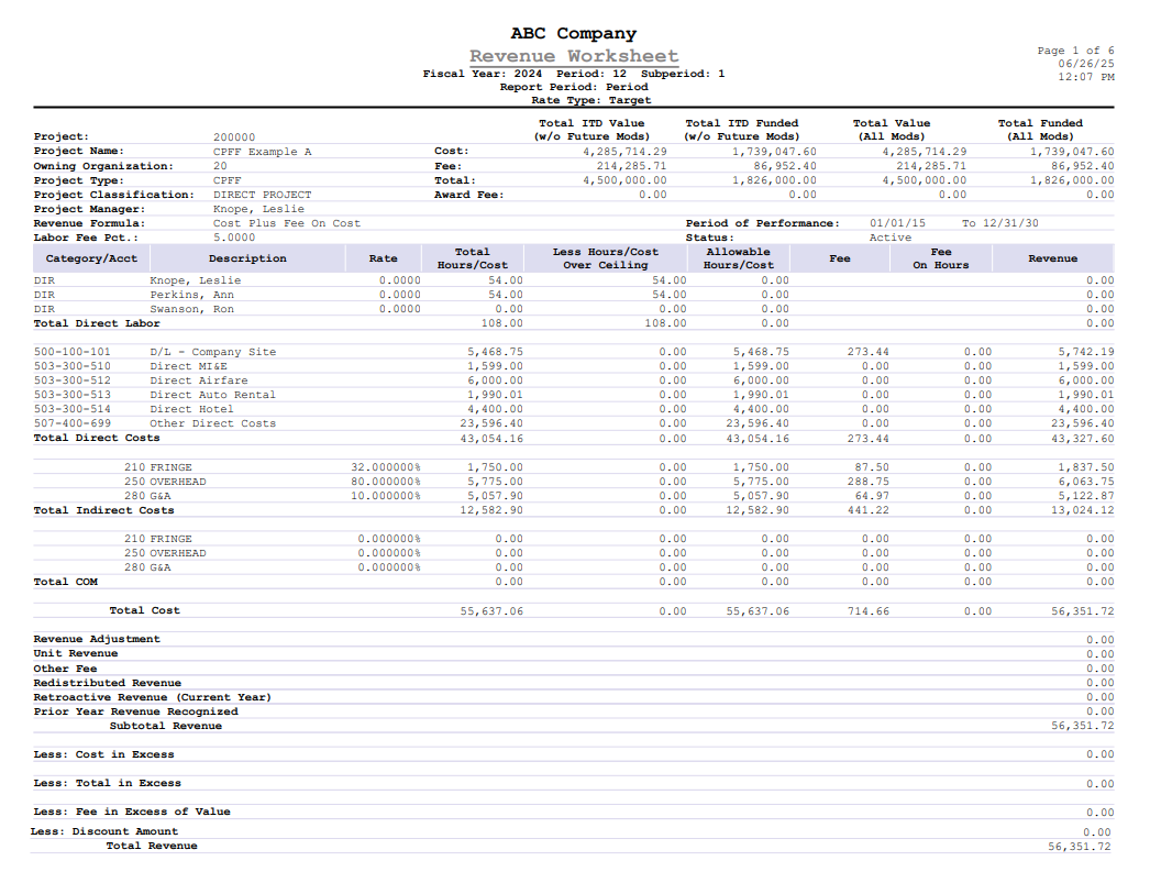 Bridging the Gap Between the Project Status Report and Revenue ...