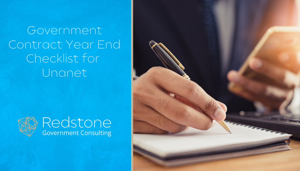Government Contract Year End Checklist for Unanet