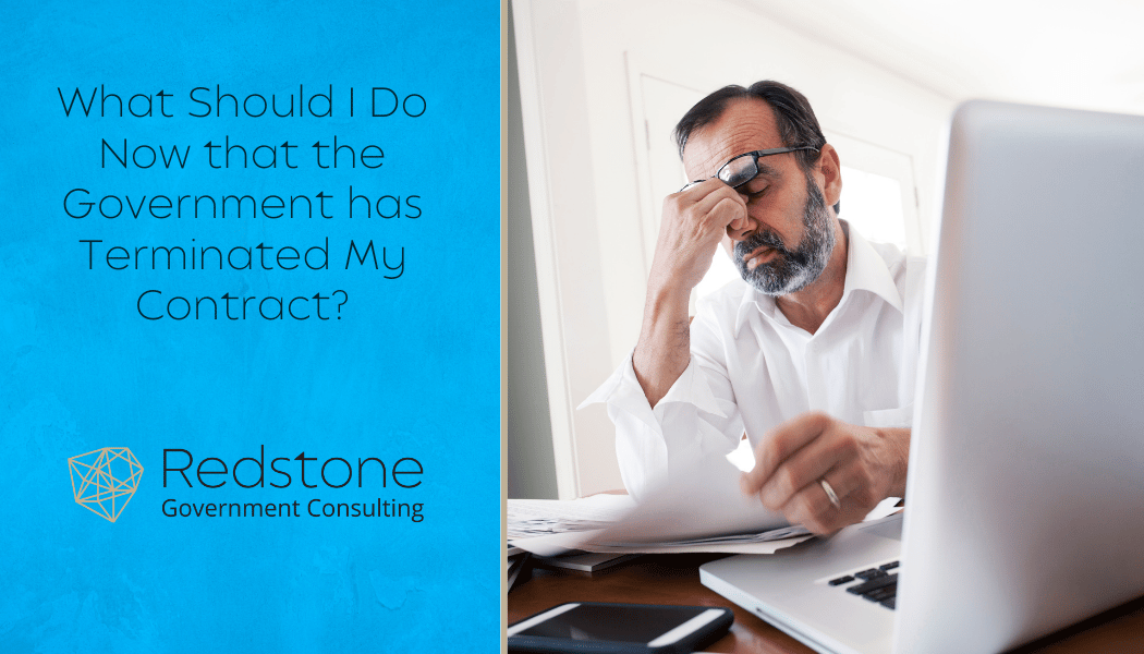 What Should I Do Now that the Government Has Terminated My Contract?