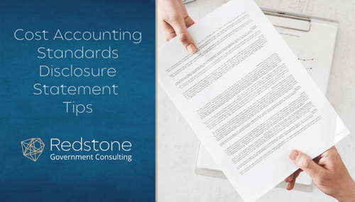 Cost Accounting Standards Disclosure Statement Tips