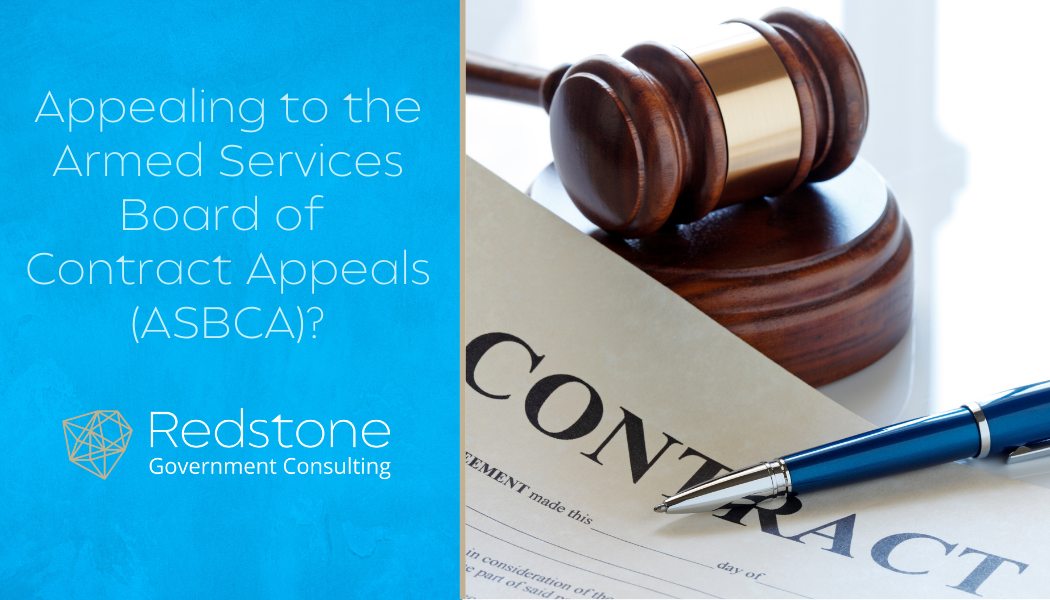 Appealing to the Armed Services Board of Contract Appeals (ASBCA)?