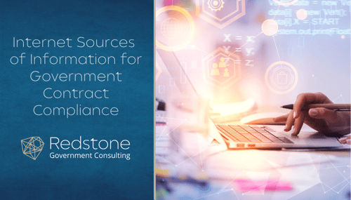 Internet Sources of Information for Government Contract Compliance