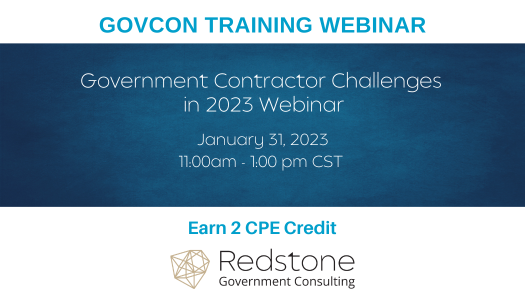 Government Contractor Challenges in 2023 Webinar