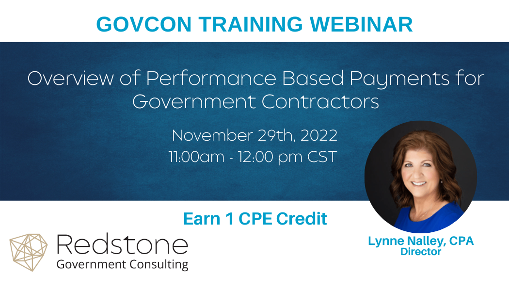 Overview of Performance Based Payments for Government Contractors