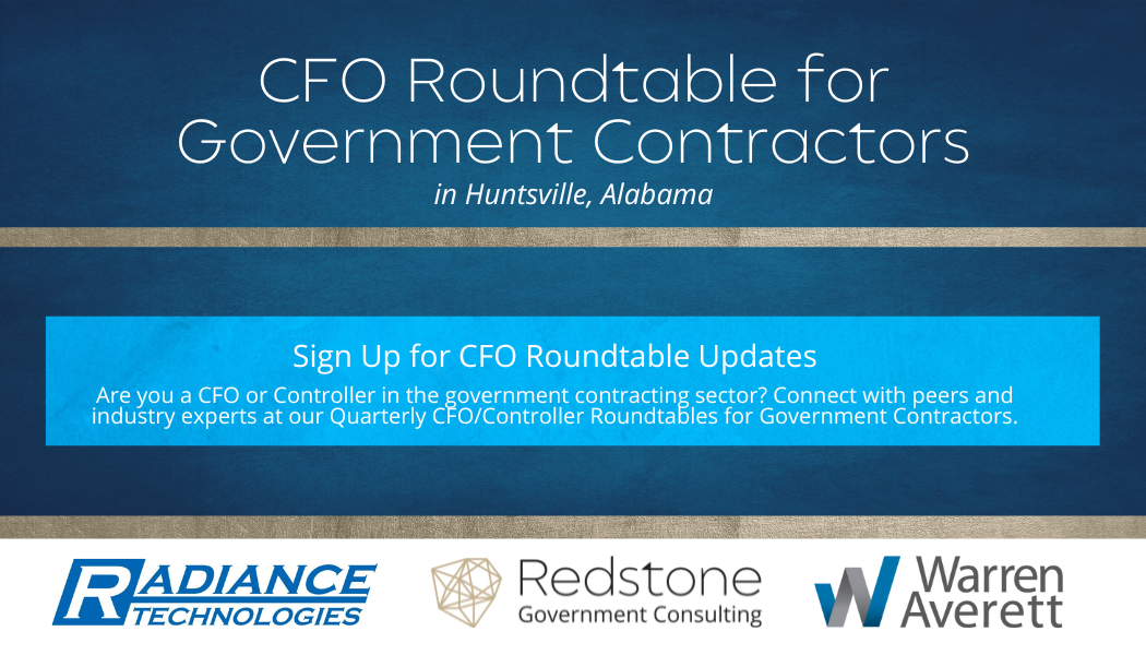 Join Our Exclusive CFO/Controller Roundtable for Government Contractors