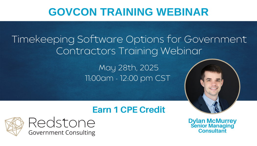 Timekeeping Software Options for Government Contractors Training Webinar