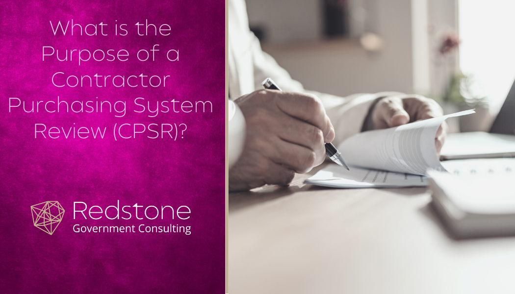 Redstone Government Consulting Blog | Contractor Purchasing System ...