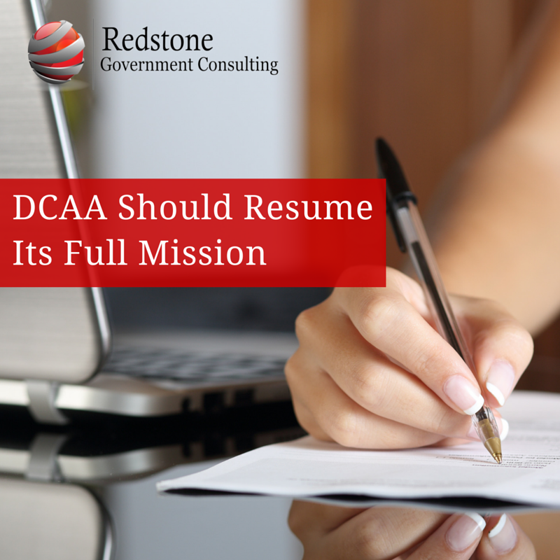 DCAA Should Resume Its Full Mission